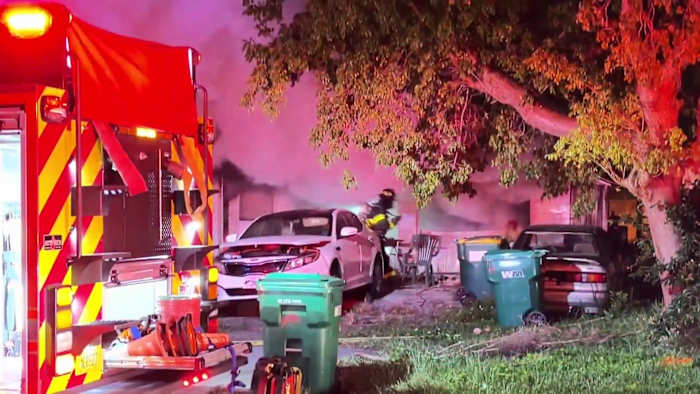 Cocoa Beach fire sends 3 to hospital