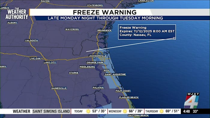Chilly weather grips Northeast Florida and Southeast Georgia. Here’s ...