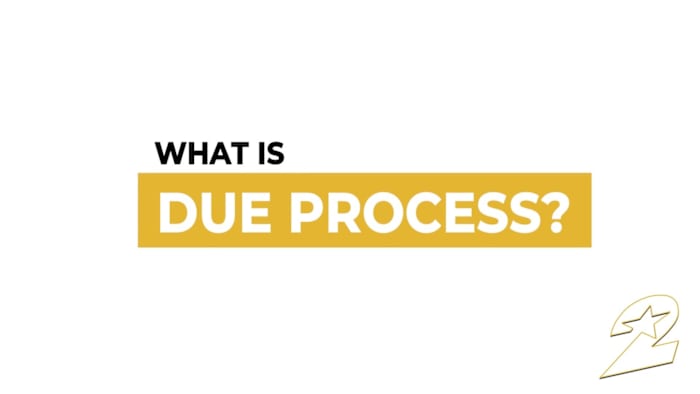 What is due process?