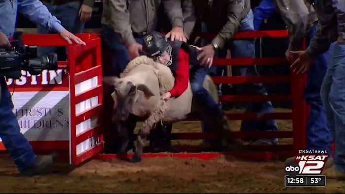 Kids have fun night of Mutton Busting at the San Antonio Stock Show & Rodeo