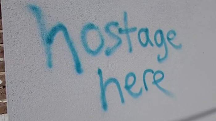 ‘Held against my will’: Cryptic graffiti in Galveston believed to be ...