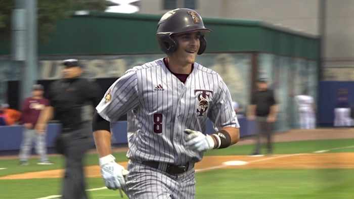 HIGHLIGHTS: Texas State baseball knocks off No. 25 UTSA in I-35 rivalry