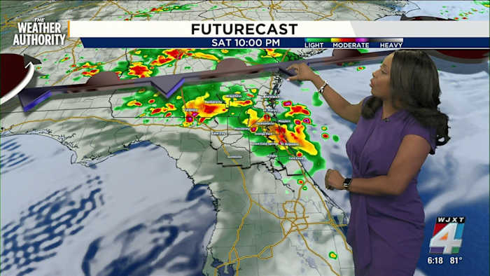 Meteorologist Jenese Harris warns of flood chances through early Sunday ...