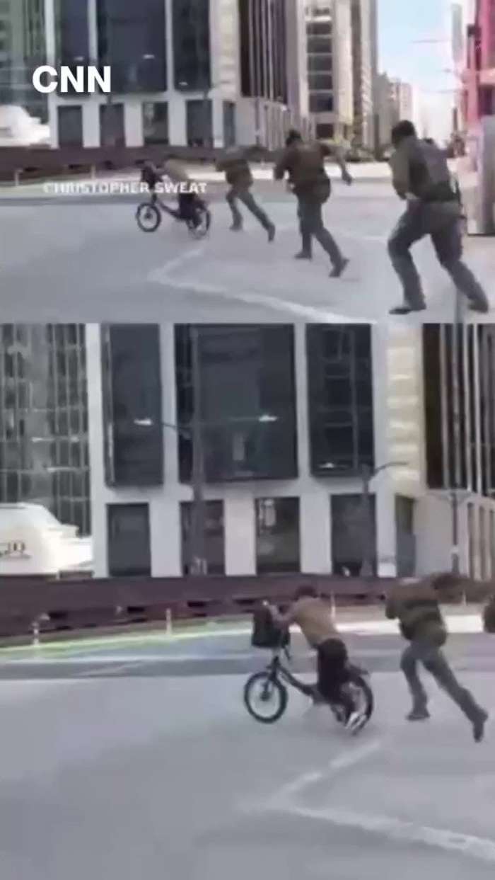 Border Patrol agents chase cyclist yelling, 'I'm not a US Citizen'