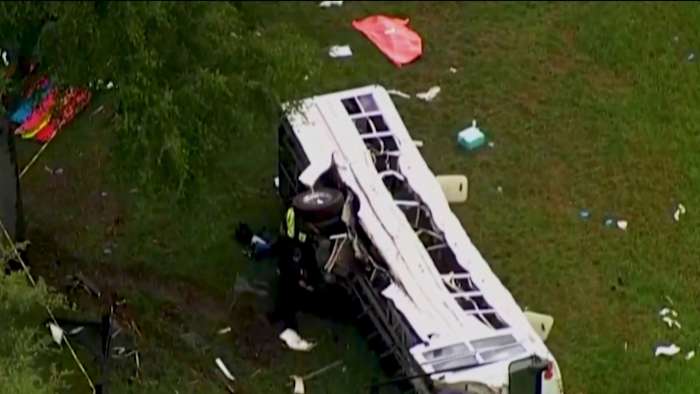 Pickup truck driver arrested in fatal Florida bus crash that killed 8 ...