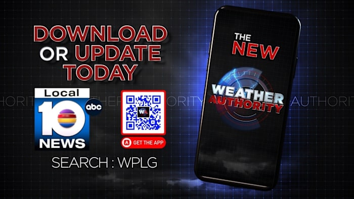 Download or update the new and improved Local 10 Weather Authority app!