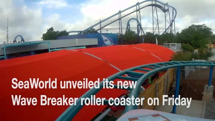 WATCH: New SeaWorld Wave Breaker roller coaster (first-person video)