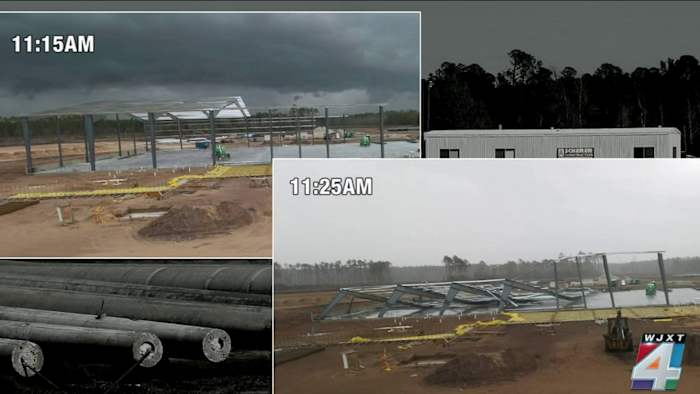 Crews continue to assess damage at new Jacksonville Fairgrounds after ...