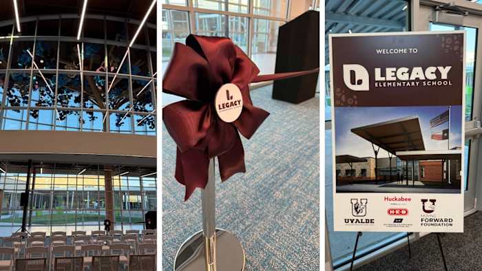 Uvalde CISD, foundation unveil Legacy Elementary School with ribbon ...