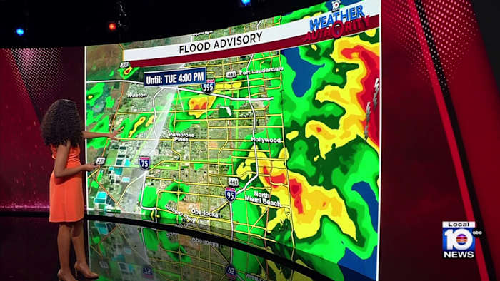 Flood advisory in effect for parts of Broward as storms move through ...