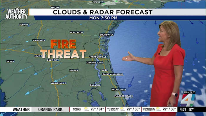 Red Flag Warning: low humidity, gusty winds, increase fire threats ...