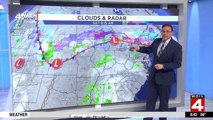 Metro Detroit weather forecast March 29, 2025 -- 8:45 a.m. Update