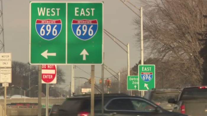 Eastbound I-696 closure to begin in Metro Detroit