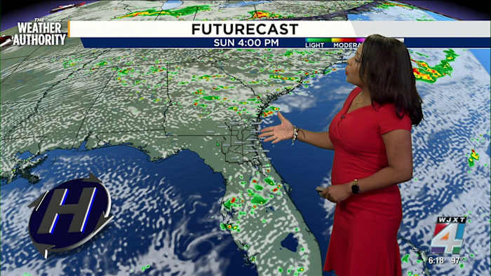 Meteorologist Jenese Harris says temperatures will stay in the 90s ...