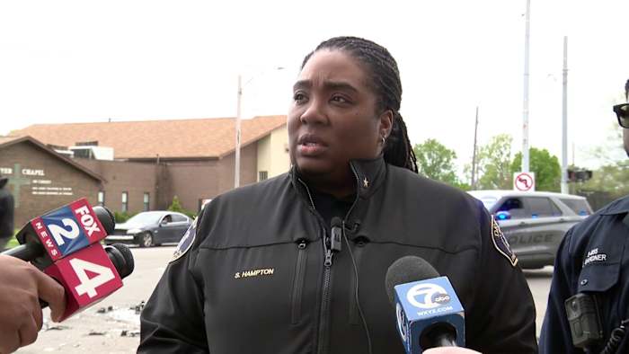 Detroit police Captain Shannon Hampton talks police pursuit that ended ...