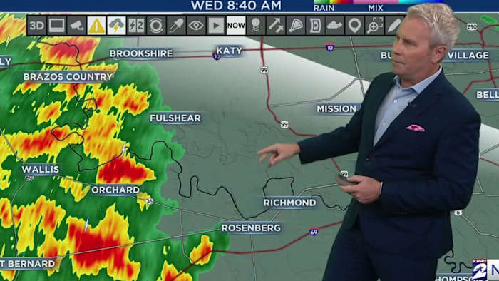 Heavy Storms To Drench Houston Through Lunchtime