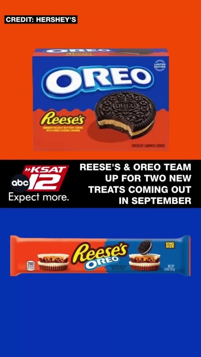 Reese’s & Oreo fans rejoice! The rival companies are teaming up at last