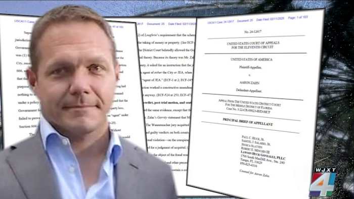 Attorneys for former JEA CEO Aaron Zahn file appeal for last year’s ...