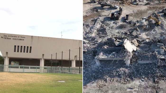 Reduced to rubble: New drone footage captures the little left of the ...