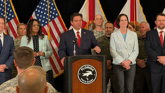 Gov. DeSantis touts 600+ Florida State Guard members, says demand to ...