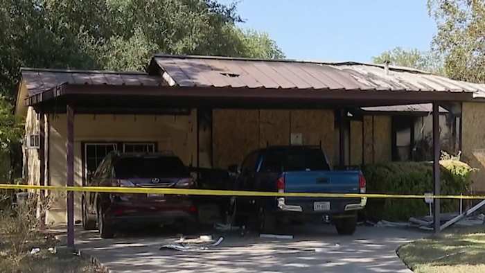 Neighbors step in after Schertz ‘explosion’ traps woman inside home