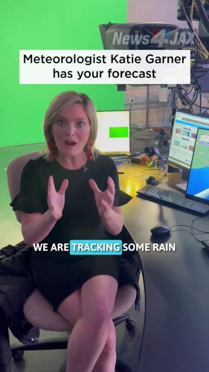 Meteorologist Katie Garner tracks rain through the weekend