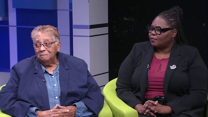 10 News interview with Angela Dickerson and Dr. Brenda Hale on Election Day