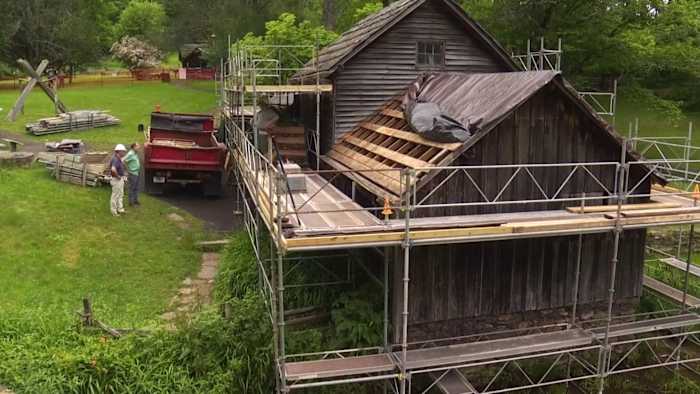 WATCH: Mabry Mill showcases new completed roof