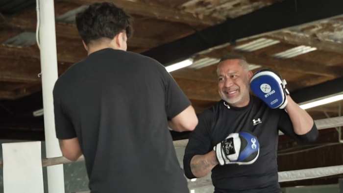 Sons of boxing legend Johnny Tapia train at Martinez Boxing Gym