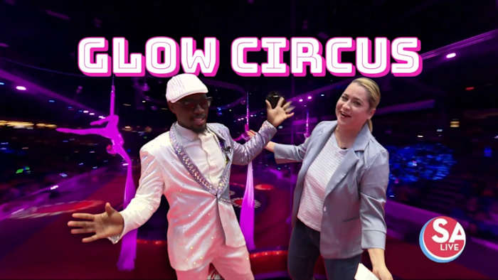 Hello, weekend plans! Shrine Glow Circus Spectacular in SA this weekend