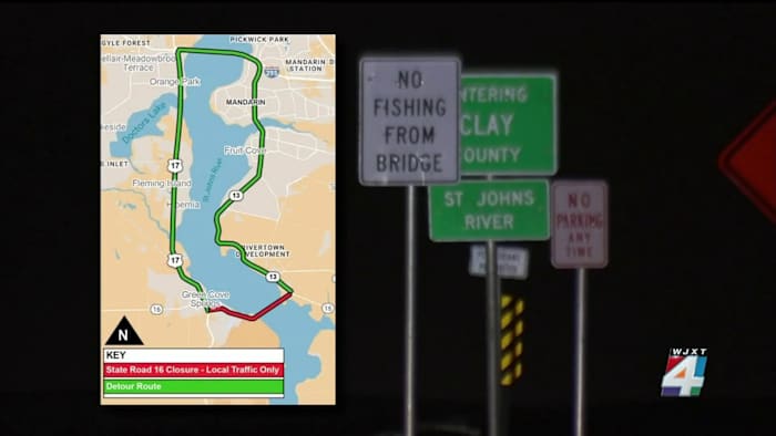 Big detour for Shands Bridge construction has drivers planning accordingly