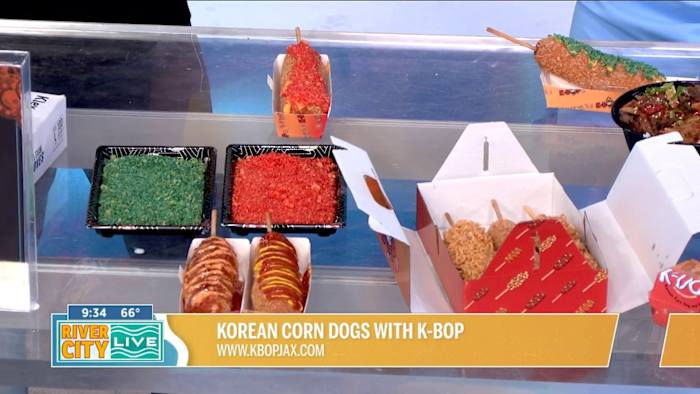 A fresh twist on an American classic. Korean Corn Dogs from K-Bop are ...
