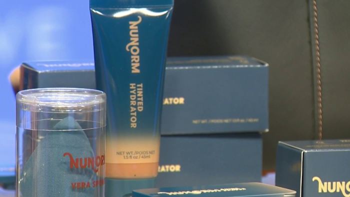 Nunorm Makeup for men on 'Live in the D'