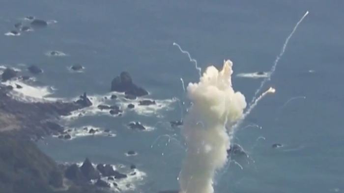 Rocket explodes moments after liftoff in Japan