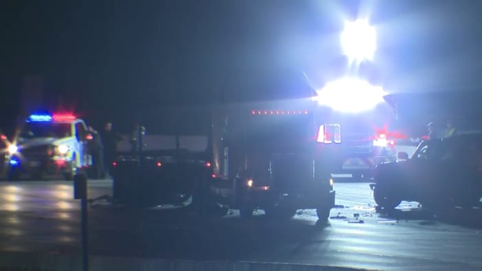 1 dead after crash between car and trailer that closed lanes on I-69 in ...