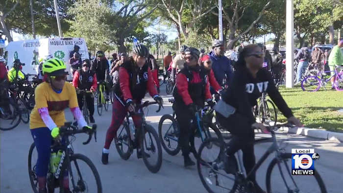 Thousands pack the streets for annual MLK 5k bike ride in Miami