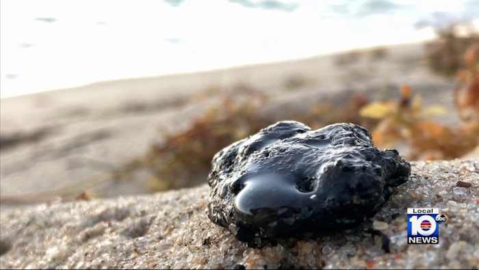 Excess of sticky tar found along some South Florida beaches