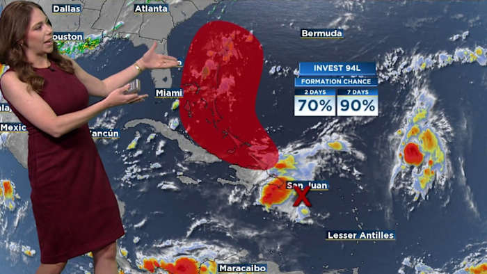 Invest 94L could approach Florida waters by weekend. Here’s what we know