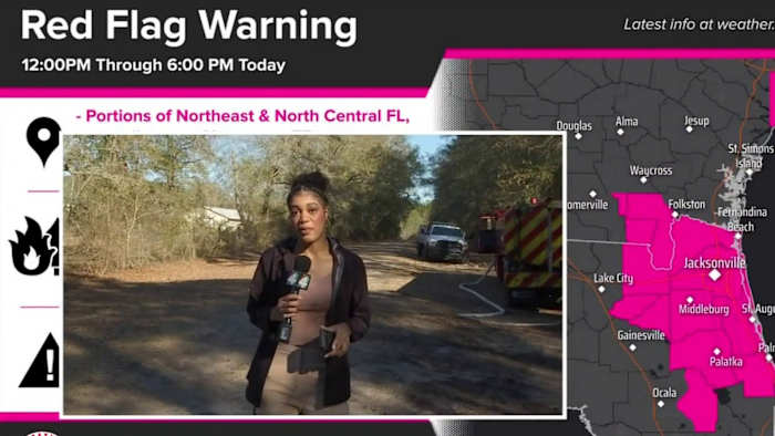 Red Flag Warning issued for Northeast Florida as wildfire danger rises ...