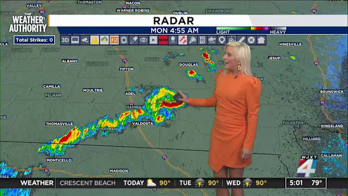 Meteorologist Katie Garner is tracking the forecast