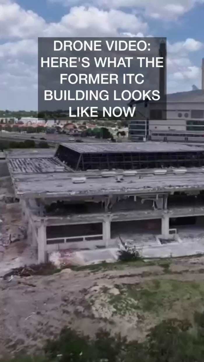 DRONE VIDEO: Here's what the former ITC building looks like in June 2025