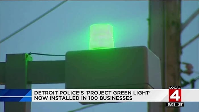 Detroit polices Project Green Light now installed in 100 businesses