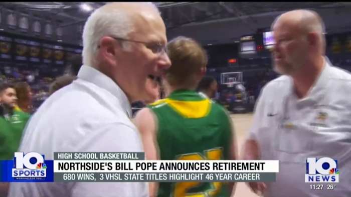 Northside High School Boys’ Basketball Coach Bill Pope announces retirement