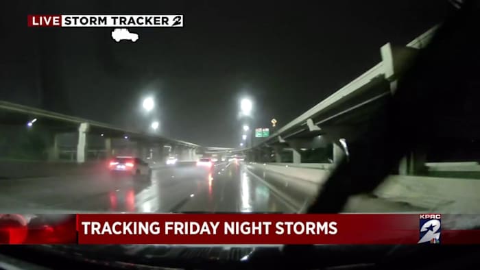 KPRC 2 Crews are out, tracking Friday night storms