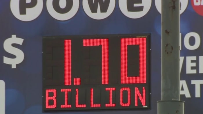 Powerball jackpot reaches $1.7B for Christmas Eve drawing