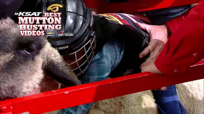 Last nights of Mutton Busting at the San Antonio Stock Show & Rodeo