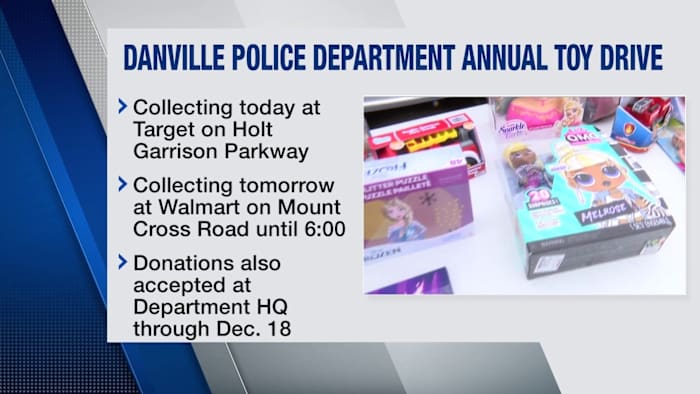 Danville Police Department Annual Toy Drive postponed due to weather
