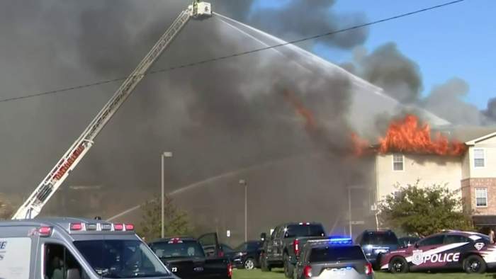 5 people hospitalized after massive fire burned through Southgate ...