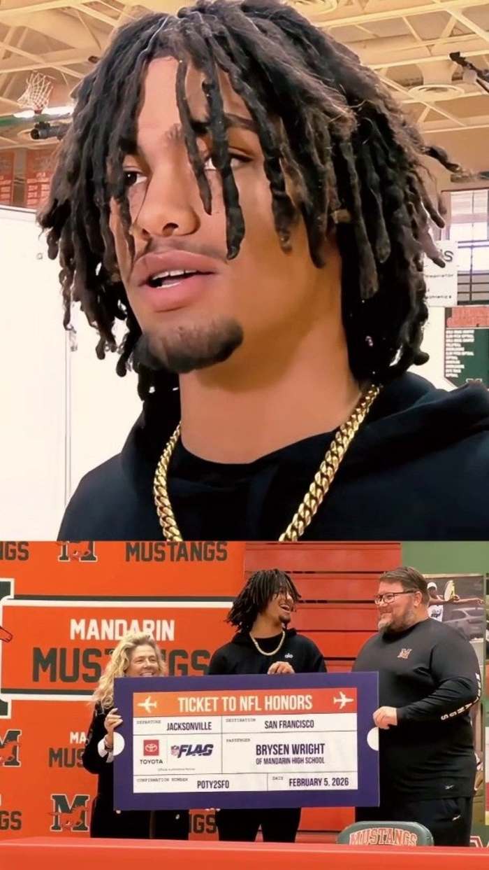 Major national award for Mandarin sophomore receiver Brysen Wright