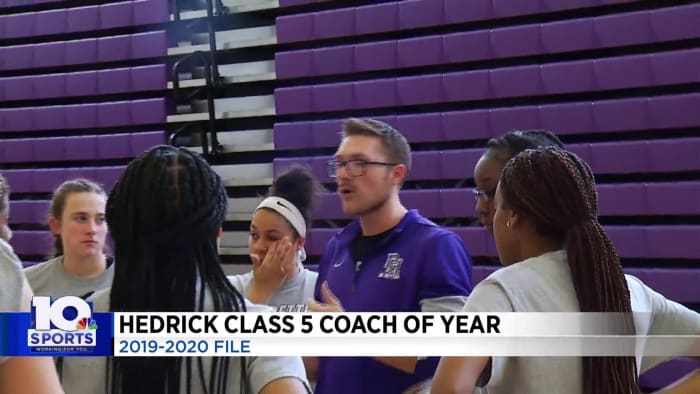 Hedrick earns coach of the year honors